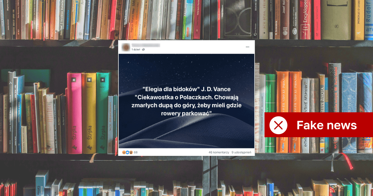 J.D. Vance obraźliwie o Polakach? To nie jego słowa