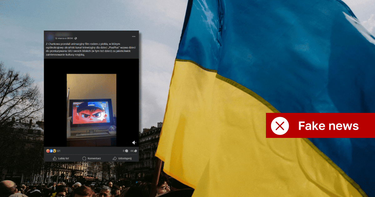Ukraińska telewizja zachęca dzieci, aby donosić? To dezinformacja