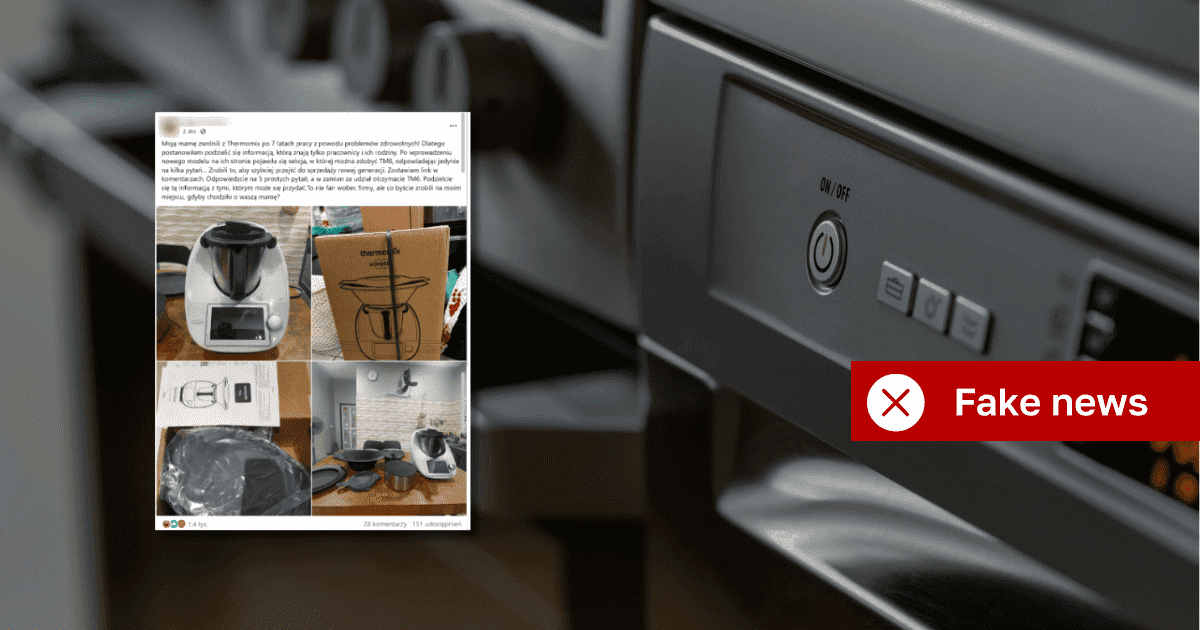 Thermomix za jedynie 8 złotych? Uwaga na scam